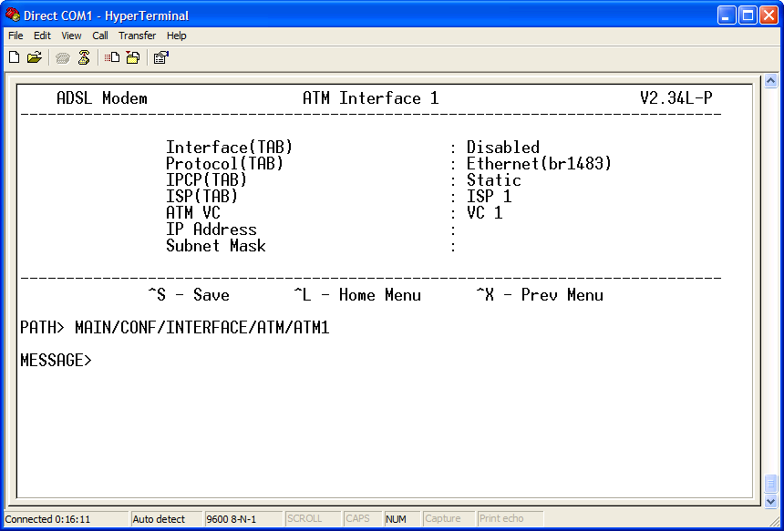 Configuring the Linksys ADSLME1 for SBC-Ameritech DSL